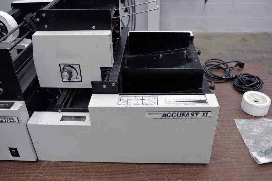 Lot #75: Accufast Tabbing System w/ XL Labeler Stamp Applier, QT Tabber ...